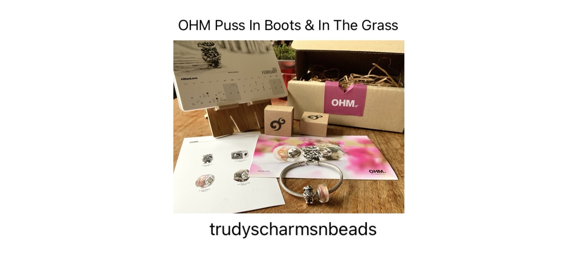 OHM Puss In Boots & In The Grass – Trudy's charms 'n beads